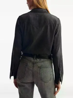 NILI LOTAN Travis Western Denim Shirt