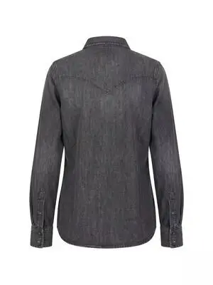 NILI LOTAN Travis Western Denim Shirt
