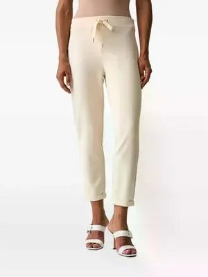 Joseph Ribkoff Drawstring-waist Turn-up Track Pants