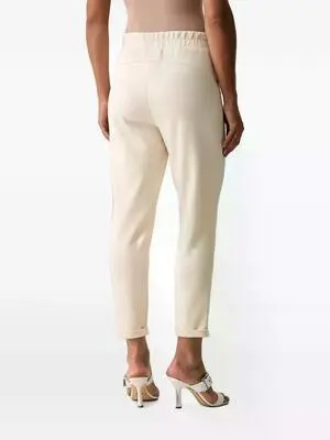 Joseph Ribkoff Drawstring-waist Turn-up Track Pants