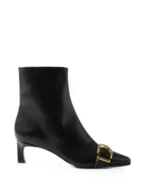 Claudie Pierlot Buckle-detail Pointed-toe Ankle Boots