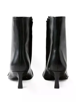 Claudie Pierlot Buckle-detail Pointed-toe Ankle Boots