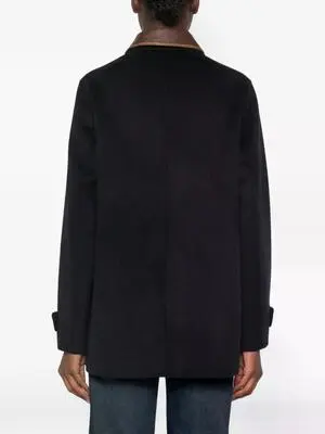 Maje Removable-collar Button-front Coat