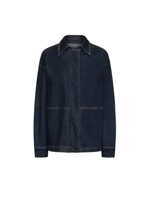 ELENA MIRO` Deconstructed Denim Jacket