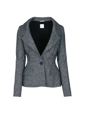 Dior Single-breasted Pearl Fitted Blazer - Black