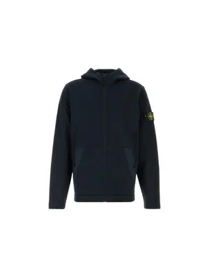 Stone Island Cotton Hooded Sweatshirt