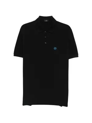 Etro Polo With Pegasus Embroidery