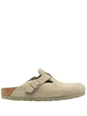 BIRKENSTOCK Boston Slip-on Slippers - Beige