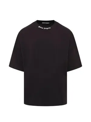 Palm Angels Oversized T-shirt With Printed Logo