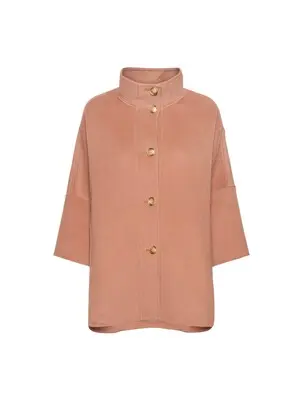 ELENA MIRO` Elena Miro Double Cape With High Collar