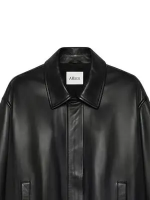 ARMA Melis Leather Jacket - Black
