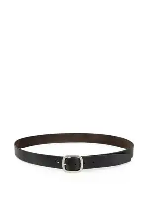 Orciani Buckle-fastening Leather Belt - Black