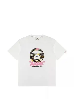 AAPE BY *A BATHING APE Aapeunvs Moonface Graphic T-shirt - Black