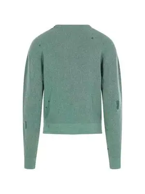 PALY Distressed P-patch Cardigan