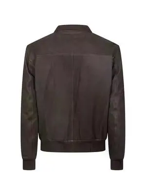 STEWART Zip-up Leather Jacket