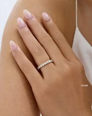 Ring Concierge Mm Classic Lab Diamond Band Wedding Band