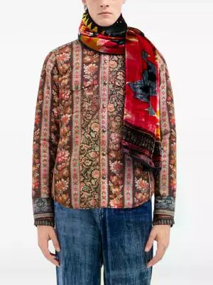PIERRE-LOUIS MASCIA Kanadas Zigzag Scarf - Red