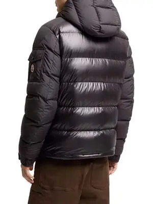 Moncler Maya Short Hooded Down Jacket - Black