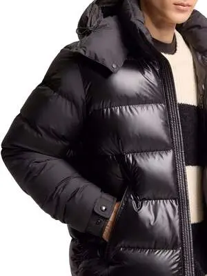 Moncler Maya Short Hooded Down Jacket - Black