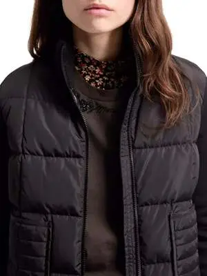Moncler Padded Wool Zip-up Cardigan With Check Quilting