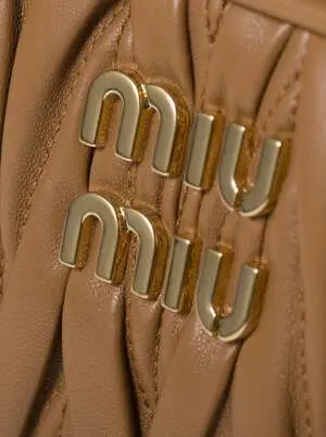 Miu Miu Arcadie Quilted Nappa Leather Bag