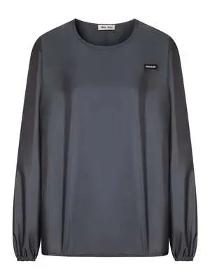 Miu Miu Technical Fabric Top