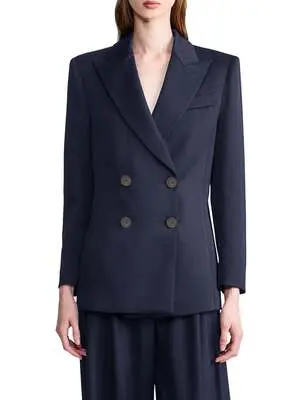 Giorgio Armani Double-breasted Wool Blazer
