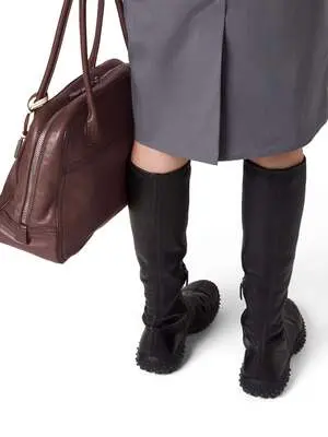 Miu Miu Stretch Poplin Skirt