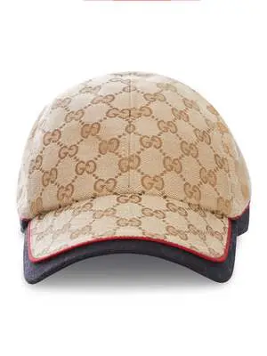 Gucci Gg Cotton Fabric Baseball Cap - Multicolor