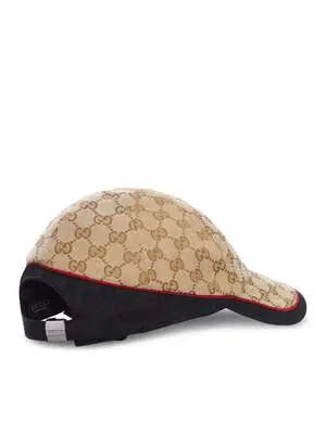 Gucci Gg Cotton Fabric Baseball Cap