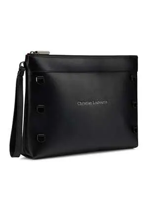 CHRISTIAN LOUBOUTIN Kosmica Smooth Calfskin Clutch