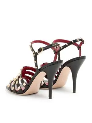 Valentino Garavani 100mm Rockstud Kidskin Sandal