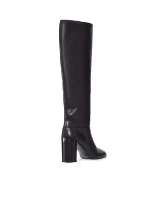 Prada Leather Heel Boots