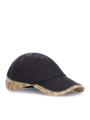 Gucci Gg Cotton Fabric Baseball Cap