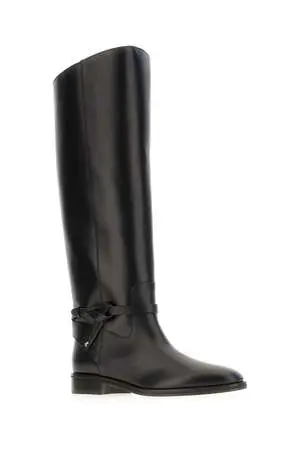 JIMMY CHOO Flat Knee High Boots - Multicolor