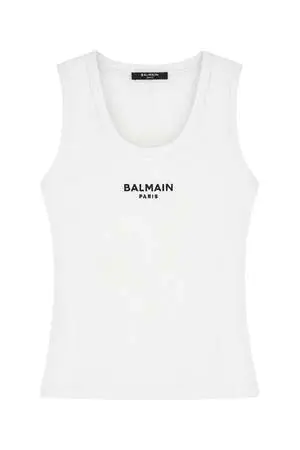 Balmain Ribbed Tank Top