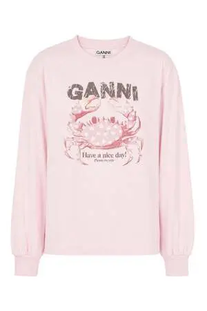GANNI Graphic Sweatshirt - Multicolor