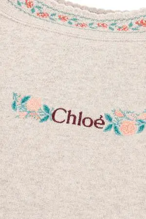 Chloé Embroidered Sweatshirt - Multicolor