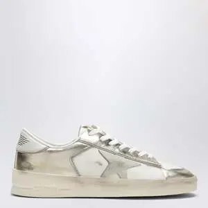 GOLDEN GOOSE Sneakers Ball Star Platinum/milk/beige - Silver