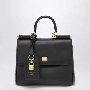 Dolce & Gabbana Shoulder Bag My Sicily In Leather - Black