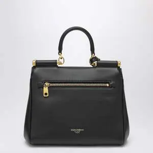 Dolce & Gabbana Shoulder Bag My Sicily In Leather - Black