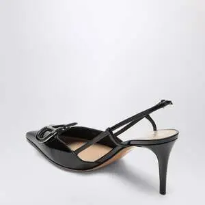 Valentino Garavani Vlogo Patent Leather Slingback Pumps
