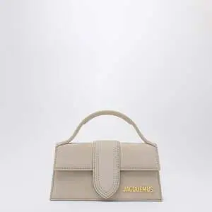 Jacquemus Bambino Dark Beige Leather Mini Bag - Cream