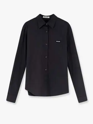 Miu Miu Stretch Poplin Shirt - Multicolor