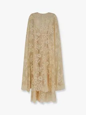 Zimmermann Valiant Lace Caped Maxi Dress