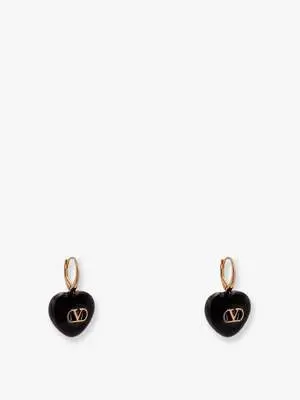 Valentino Garavani Coeur Royal Metal Earrings - Multicolor
