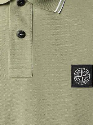Stone Island Stretch Organic Cotton Polo Shirt - Multicolor