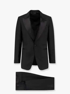 TOM FORD Shelton Stretch Wool Tuxedo - Black
