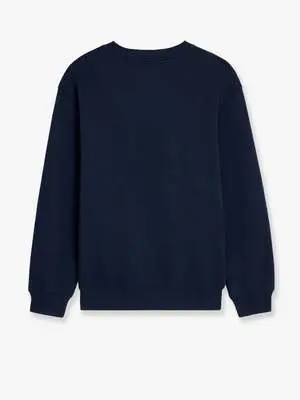 Celine Cotton Sweater With Front Lettering Logo - Multicolor