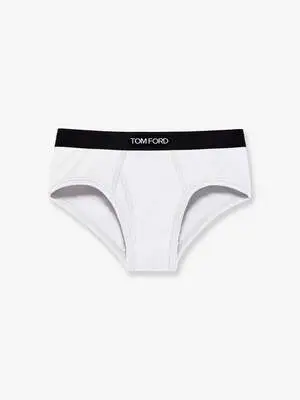 TOM FORD Stretch Cotton Briefs - White